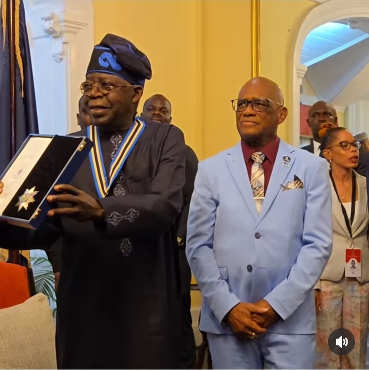 President Tinubu Conferred With The Saint Lucia Nation’s Highest Prestigious Honour- (Video ...